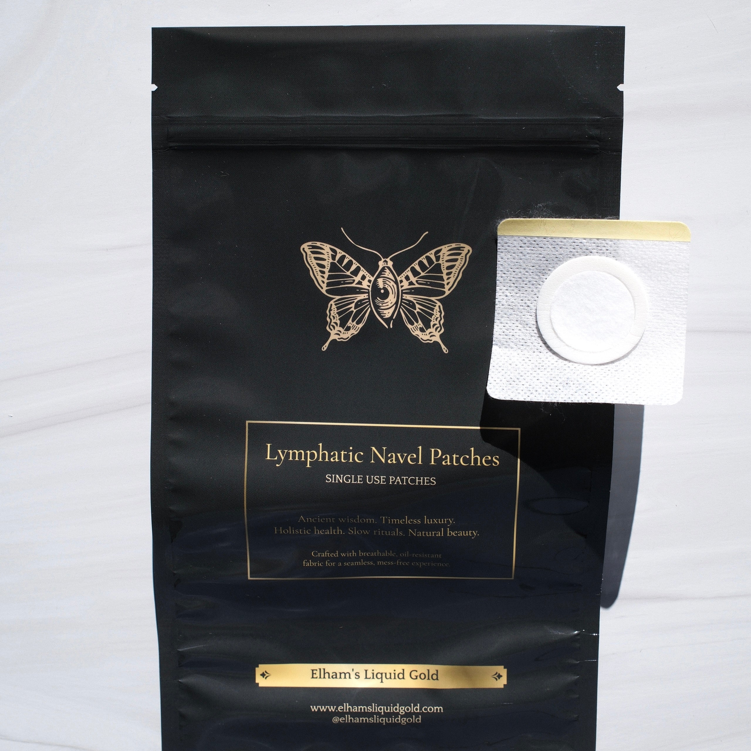 Disposable Cotton Navel Patches – Elham's Liquid Gold